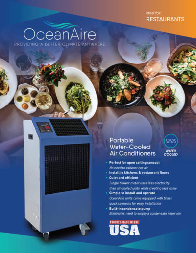 OceanAire Portable Commercial & Industrial Air Conditioner Applications